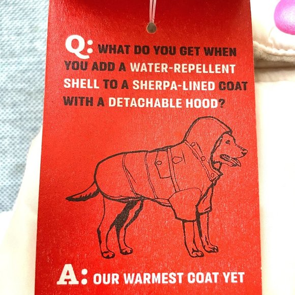 Arcadia | Dog | Nwt Arcadia Trail Winter Sherpa Dog Coat Reversible ...